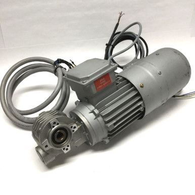 Lenze M63B4 Motor 3-Phase 230/460V Delta/Wye 50/60Hz 1/4Hp W/Gearbox 10 ...