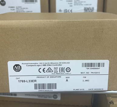 Allen Bradley 1769-L33Er 1769L33Er Allen Bradley Compactlogix 2 Mb Enet ...