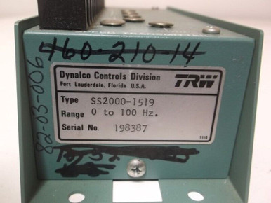 dynalco ss2000-1519 speed transmitter - Industrial Lynx