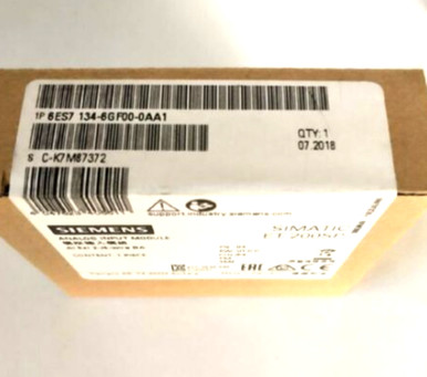 Siemens 6Es7134-6Gf00-0Aa1 6Es7 134-6Gf00-0Aa1 Analog Input Module ...