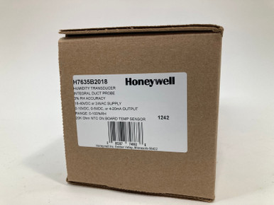 honeywell h7635b2018 humidity transducer integral duct probe ...