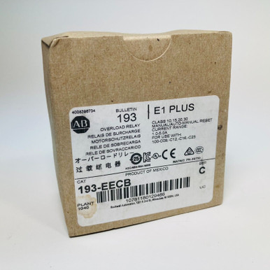allen bradley 193-1eecb overload relay, e1 plus - Industrial Lynx