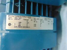 demag kba 71 b 6 conical rotor brake motor ph:3 1060rpm 60hz 0.43hp i ...