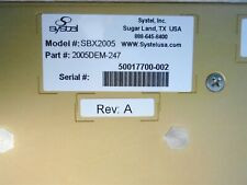 systel sbx2005 wall mount computer revision a 2005dem-247 - Industrial Lynx