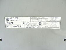 allen bradley 1746-p2 ser c w/ 1746-a13 ser a plc rack w/ power supply ...