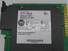 allen bradley 1771-ife ser c rev. k01 f/w rev. b analog input module ...