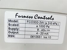 furness controls fco322-2w differential pressure transmitter ...
