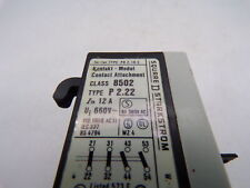 square d 8502 p-2.22 auxiliary contact - Industrial Lynx