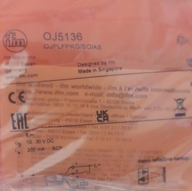 Ifm Oj5136 Photoelectric Sensor - Industrial Lynx