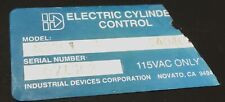 Devices H3301 Electric Cylinder Control Module, Input: 115Vac ...