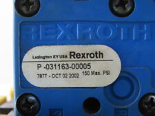 Rexroth 5/2 Position Solenoid Control Valve 24V Coil W/Manifold Bank Of ...