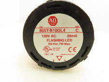 Allen Bradley 855T-B10Gl4 Flashing Red Led Stack Light 120V Ac ...
