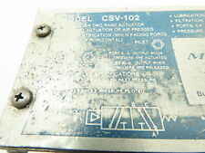 Mead Csv102 Csv-102 Pneumatic 2 Hand Control Anti-Tie Down 40-100 Psi ...