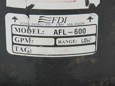 Fdi Flow Design Afl-600 Balancing Valve 6" Flanged #150 W/ Butterfly ...