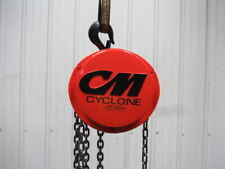 Cm Cyclone Model S 1 Ton Manual Chain Fall Hoist 19' Lift W/Load ...