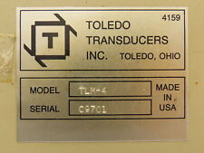 Toledo Transducers Tlm-4 Tonnage Monitor Tlm I/O Load Module ...
