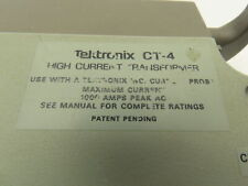 Tektronix Ct-4 High Current Transformer Hand-Held Voltage Tester 1000A ...