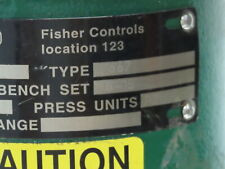 Fisher 667-Es Sz 40 Pneumatic Diaphragm Actuator 2" Globe Valve W ...