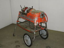 Ridgid 535 Power Pipe Bolt Threader On Rolling Stand 115 Volt ...