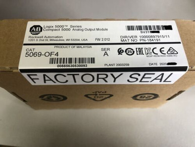Allen Bradley 5069-Of4 /A Compactlogix 500 0Point Analog Output Module ...