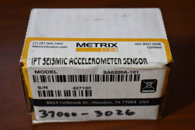 Metrix Ipt Seismic Accelerometer Sensor Sa6200A-101 - Industrial Lynx
