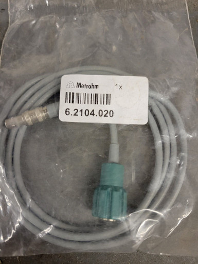 Metrohm 6.2104.020 Electrode Cable Assembly - Industrial Lynx