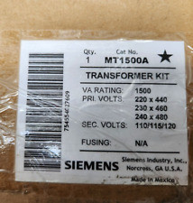 Siemens Mt1500A Control Power Transformer 1500Va, Pri 240X480 230X460 ...