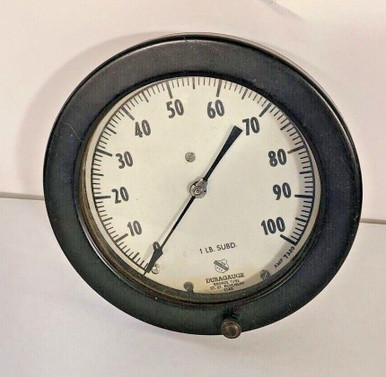 Ashcroft Duragauge Test Gauge Vacuum To 0 To 100 Psi Pressure Gage ...