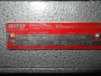 Hyett 101Nn-K45-M4-C1A-10-75 Differential Pressure Switch - Industrial Lynx