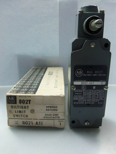Allen Bradley 802T-A1T Oiltight Limit Switch Series 1 - Industrial Lynx