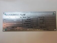 Sparks Belting Company Dura Drive Plus Motor Type 4.39 1632Rpm 43938Els ...