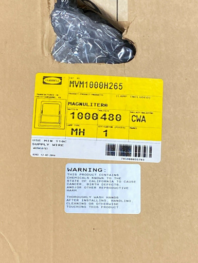 Hubbell Mvm-1000H-265 MagnuliterÃ¢® Metal Halide Flood Light Fixture ...