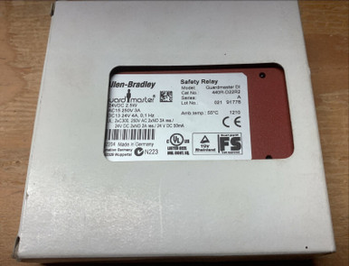 Allen Bradley 440R-D22R2 Guardmaster Dual Input Safety Relay 24V-Dc ...
