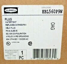 Hubbell Hbl560P9W 60-Amp Generator Plug 560P9W 120/208V 4P 5W ...