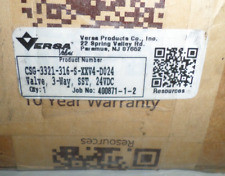 Versa Csg-3321-316-S-Xxv4-D024 3-Way Stainless Solenoid Valve 24Vdc ...
