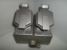 Crouse Hinds Enr22201 2-Gang Receptacle 20A 125V 3/4" - Industrial Lynx