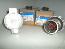 Crouse Hinds Apr6465 & Apj6485 60 Amp 3W 4P Arktite Connector & Plug Se ...