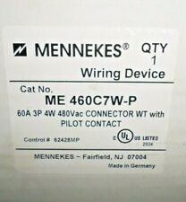 Mennekes Me 460C7W 60-Amp Pin&Sleeve Connector Hbl460C7W 480V 3P4W ...