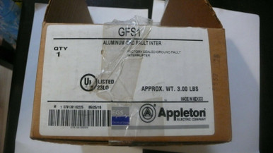 Appleton Gfs1 Ground Fault Circuit Interrupter Gfs1 Explosion Proof ...