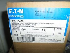 Crouse Hinds Apj10477&Ar1041 100-Amp Pin&Sleeve Plug&Receptacle Set ...