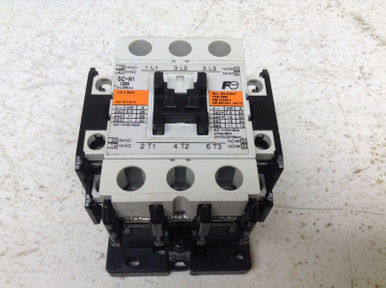 Fuji Electric 3NC0T 200-220 VAC Coil 25 HP @ 480 AC Starter SC-N1 SCN1 ...