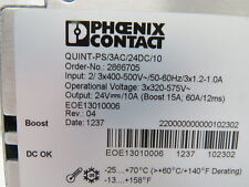 Phoenix Contact 2866705 Quint-Ps/3Ac/24Dc/10 Power Supply Out. 24Vdc ...