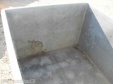 Large Metal/Steel Industrial Galvanized Scrap Bin Container W/Casters ...