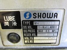 Showa Lube Tank My6 7233 4L 200V W/ Lf01 50N 6K, From Matsuura Ra-1G Vmc - Industrial Lynx