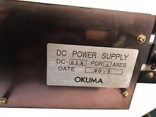 Okuma Dc Power Supply Dc-S1A For 4 Axes Drive - Industrial Lynx