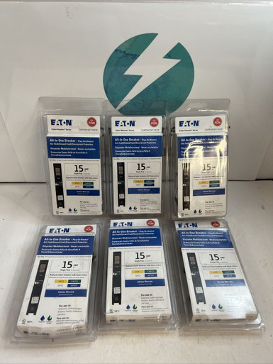 Chfp115Df / Chfpafgf115 10 Pcs Eaton 1P 15A Dual Function Af/Gf ...