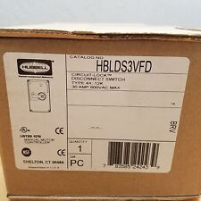 Hubbell Hblds3Vfd Circuit-Lock Disconnect Switch, 30Amp, 600Vac ...