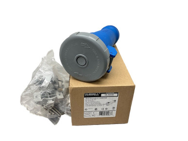 Hubbell Hbl460C9W Iec Pin And Sleeve Connector,60A,250V - Industrial Lynx