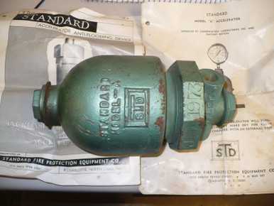 Standard Fire Protection Model "A" Accelerator Anti-Flooding Device ...