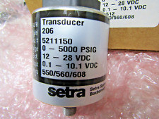 Setra 206 206100-Sp 12-28Vdc 0-5000 Psi Pressure Transmitter Sensor ...